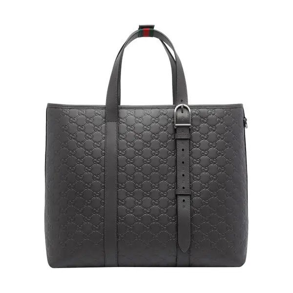 Gucci Big Gg Emblem Shopping Bag