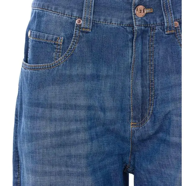 Brunello Cucinelli Contemporary Loose Pants - Blue