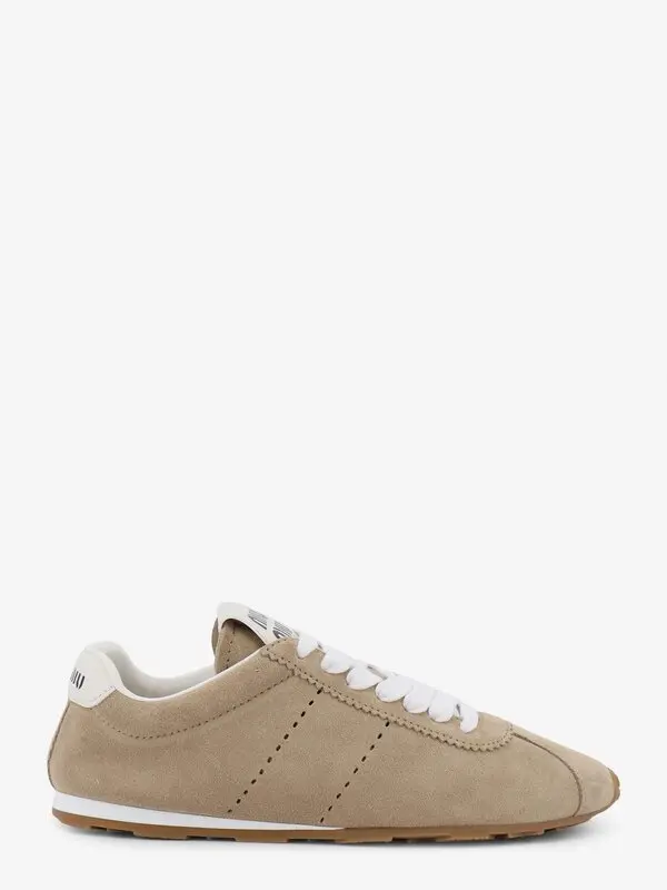 Miu Miu Suede Plume Sneakers - Multicolor