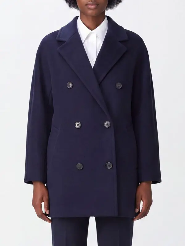 Max Mara Double-breasted Wool Caban Coat