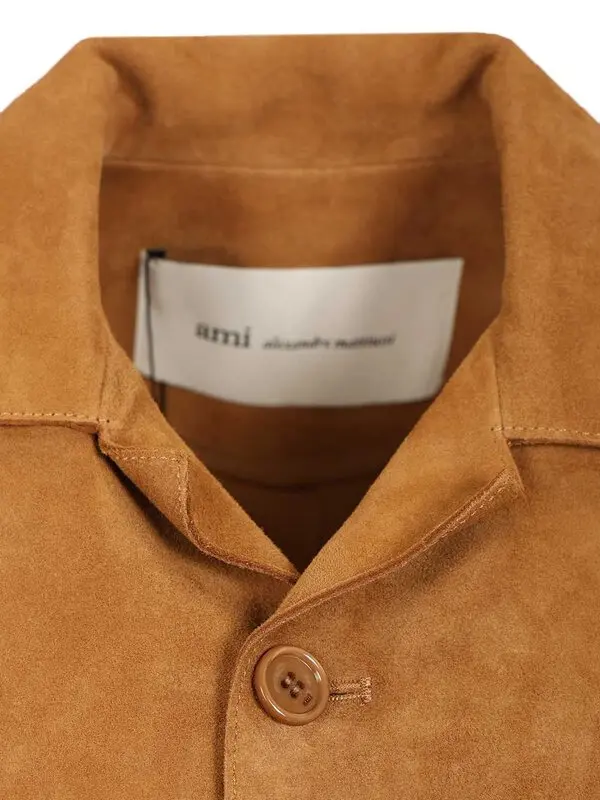 AMI Paris Suede Overshirt