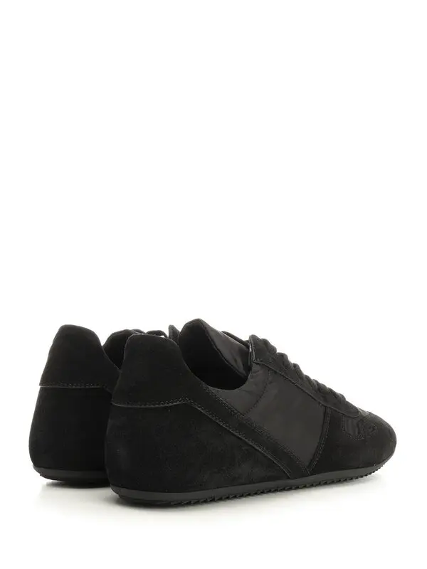 Rick Owens Minimal Sneakers With Suede