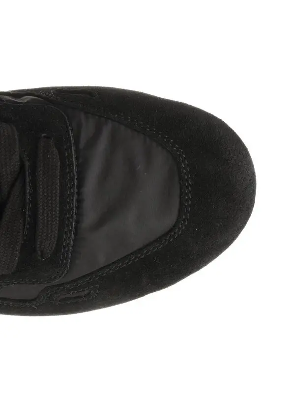 Rick Owens Minimal Sneakers With Suede