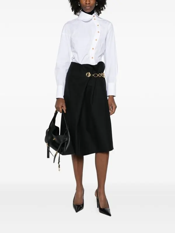 Celine Wool Midi Skirt