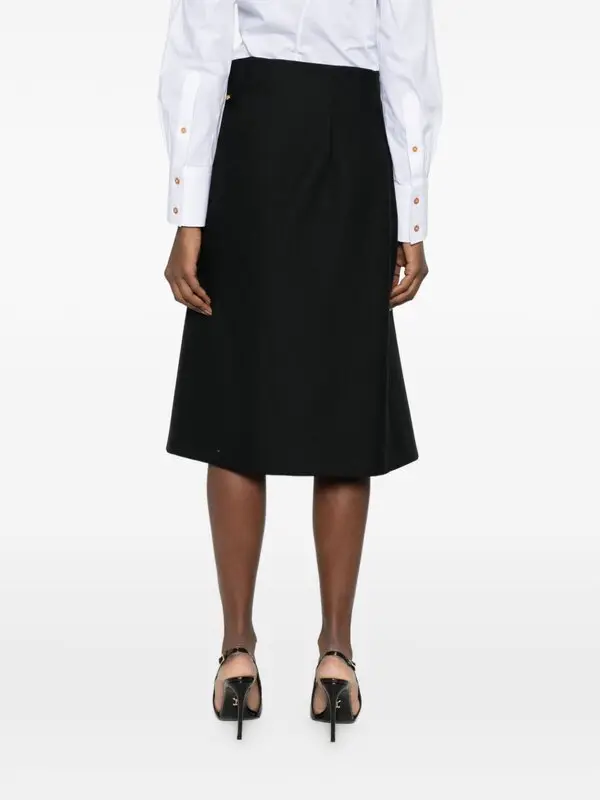Celine Wool Midi Skirt