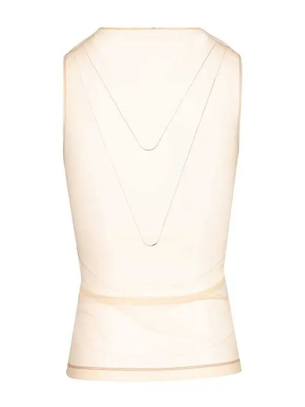 COURREGES Illusion Tulle Top