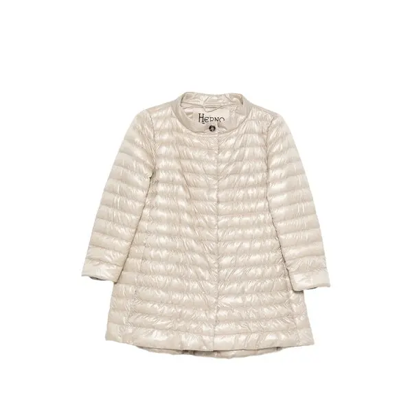 Herno Neutrals Jackets Puffer Jackets - Cream