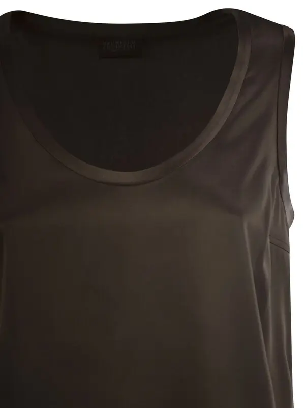 Brunello Cucinelli Stretch Silk Satin Top