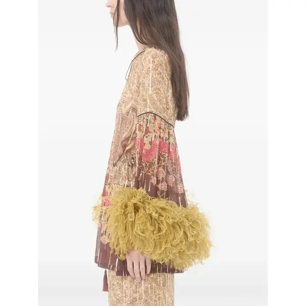 Valentino Garavani Neutrals Tops Blouses