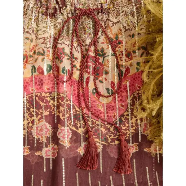 Valentino Garavani Paisley Print Silk Blouse - Cream