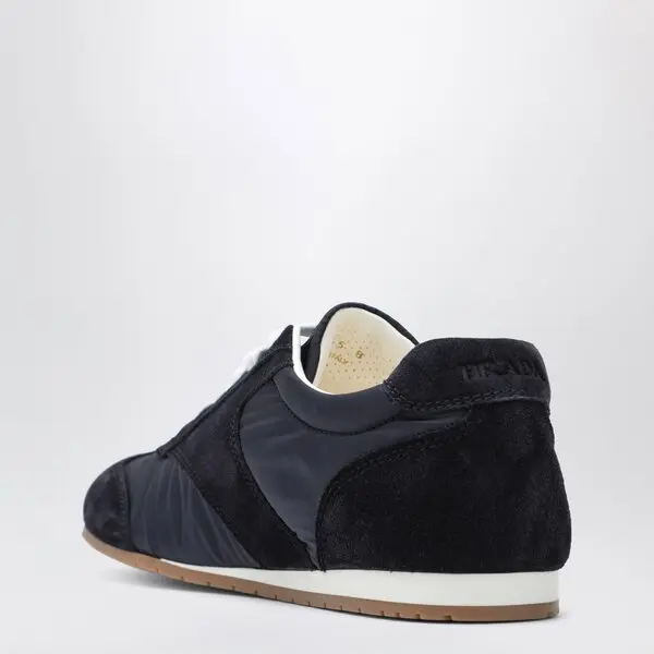 Prada Fabric And Suede Sneakers