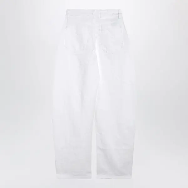 Alaïa High-waisted Denim Jeans - White
