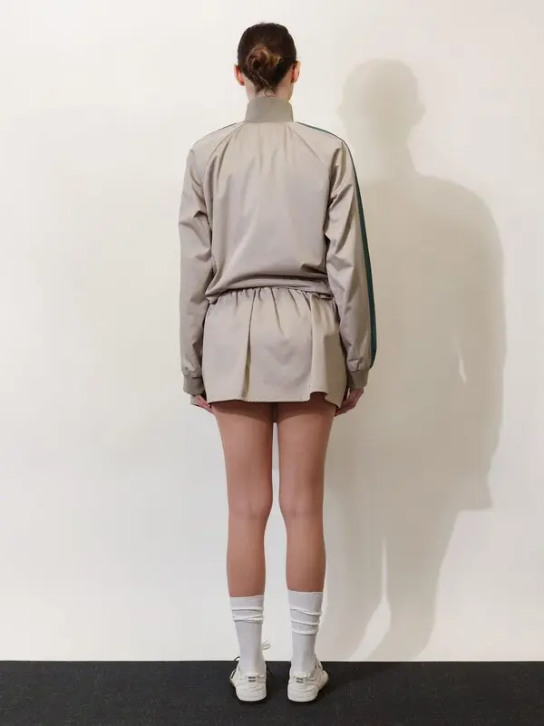 Miu Miu Cotton Twill Mini Skirt - Multicolor