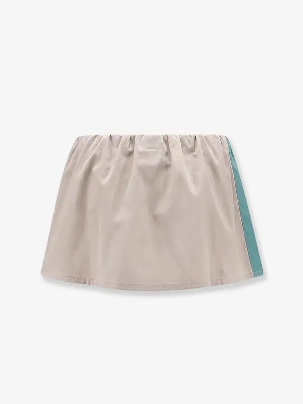 Miu Miu Cotton Twill Mini Skirt - Multicolor