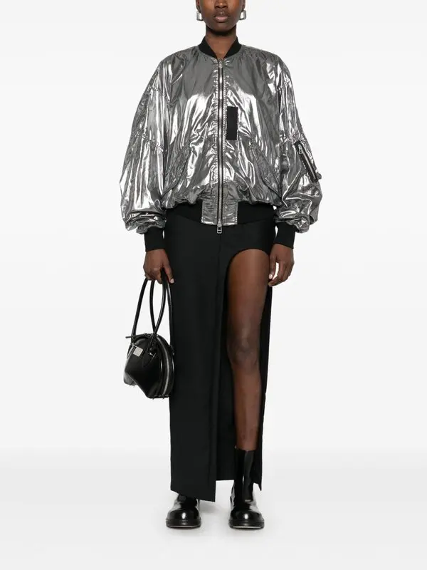 Junya Watanabe Metallic Effect Bomber Jacket