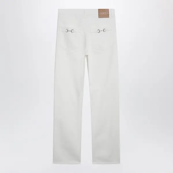 Gucci Trousers With Horsebit Detail