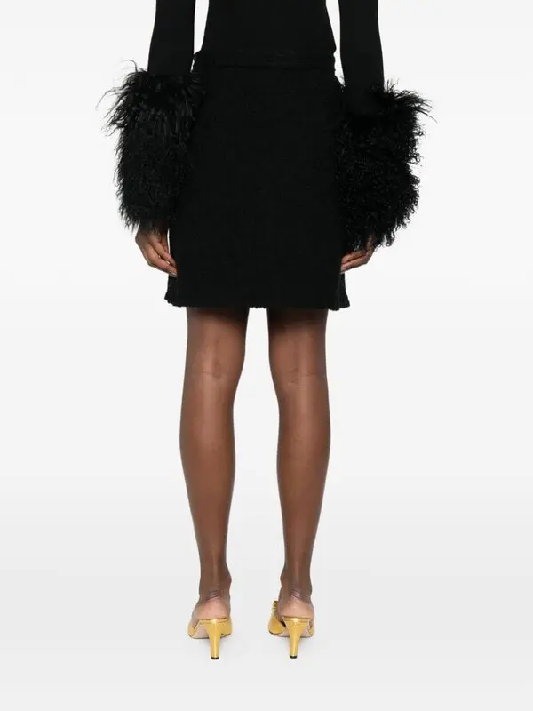 Valentino Garavani Vlogo Signature Wool Skirt - Multicolor