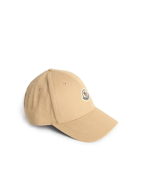Moncler Beige Cotton Cap