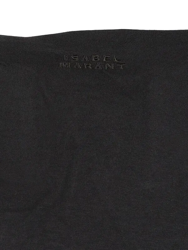 Isabel Marant Étoile Sebani Asymmetrical T-shirt - Black
