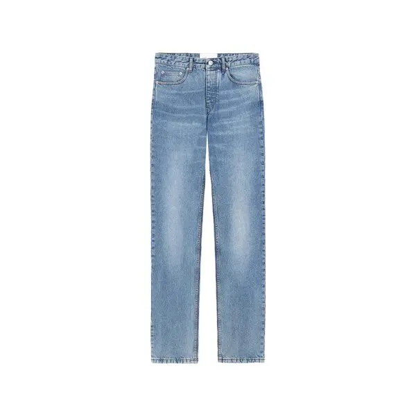 AMI Paris Denim Regular & Straight-leg Jeans - Blue