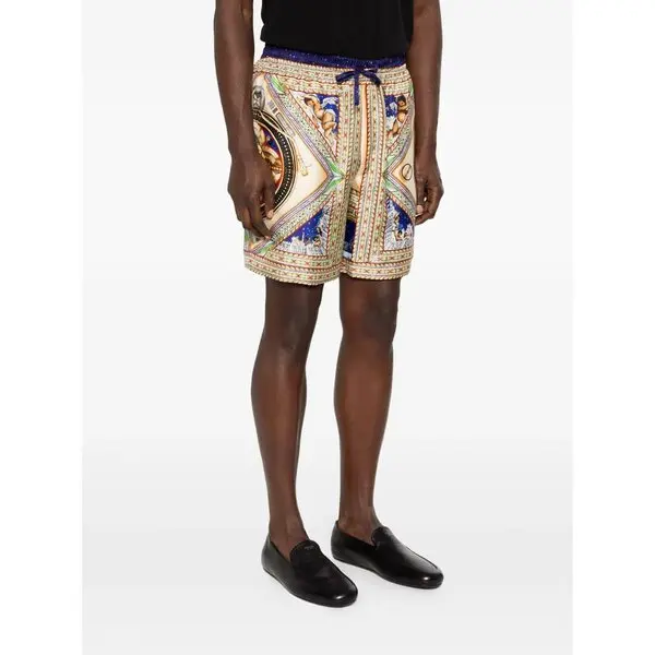 Casablanca Tailored Silk Shorts