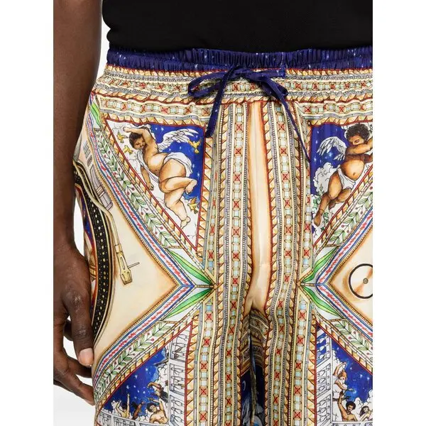 Casablanca Tailored Silk Shorts