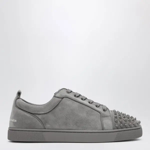 CHRISTIAN LOUBOUTIN Louis Jr Spikes Canopy Sneakers - Gray