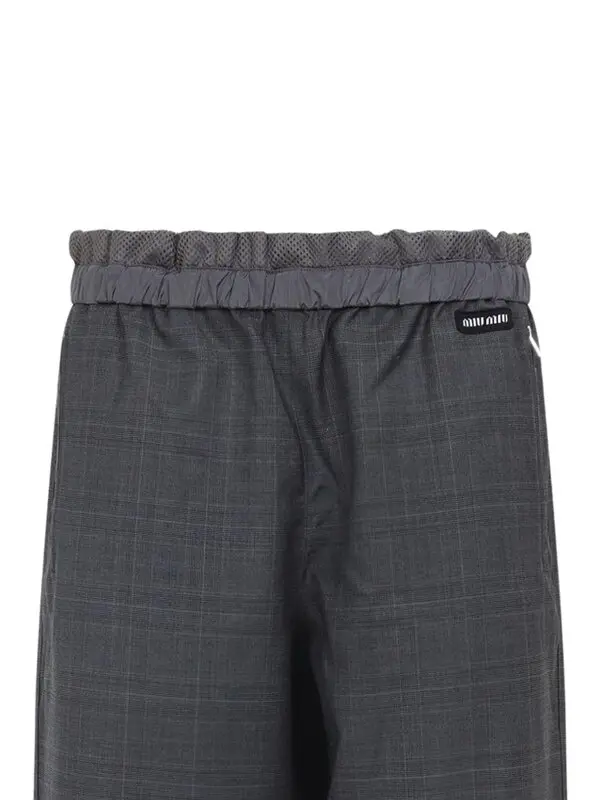 Miu Miu Straight Leg Trousers - Multicolor