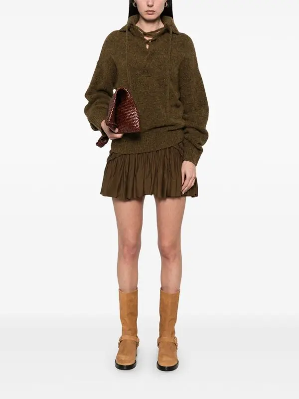 Isabel Marant Étoile Marant Phylia Lace-up Sweater - Brown