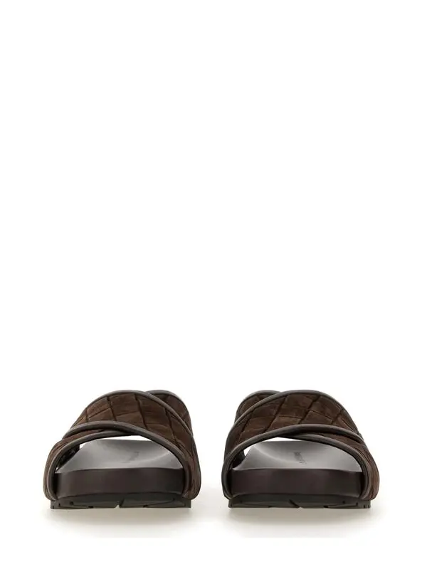 Bottega Veneta Leather Sandals - Brown