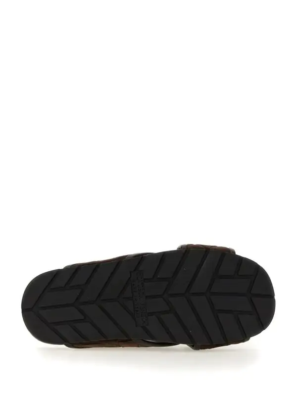Bottega Veneta Leather Sandals - Brown