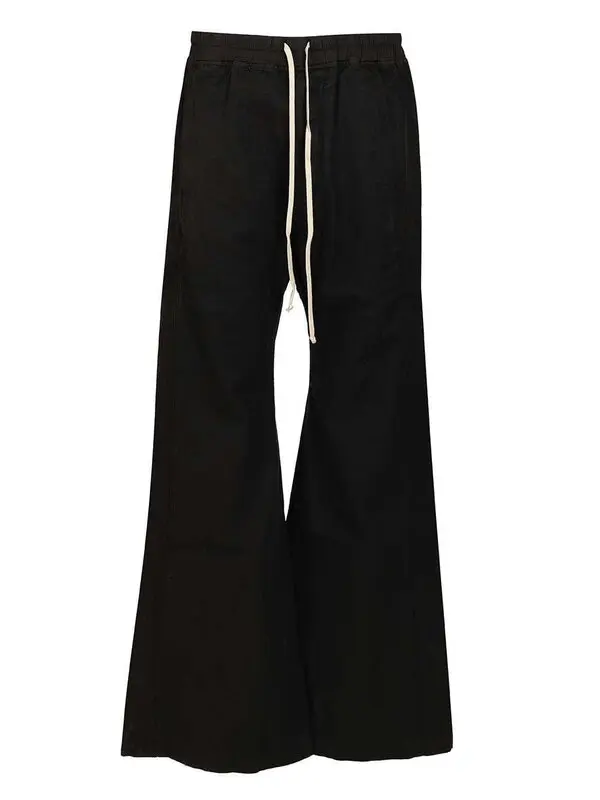 Rick Owens Wide Pusher Pants - Black