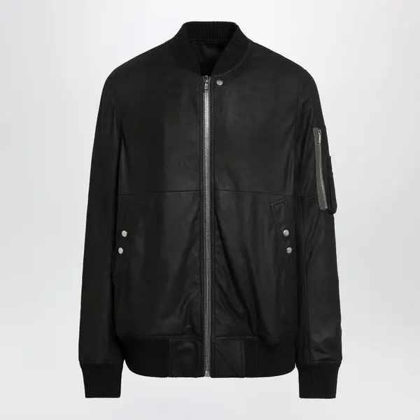 Rick Owens Leather Zip Jacket