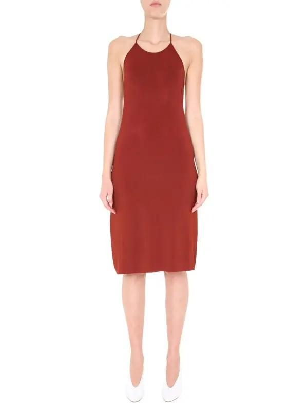 Bottega Veneta Jersey Dress - Orange