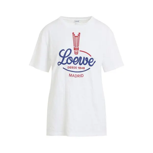 Loewe Cotton-blend T-shirt - White
