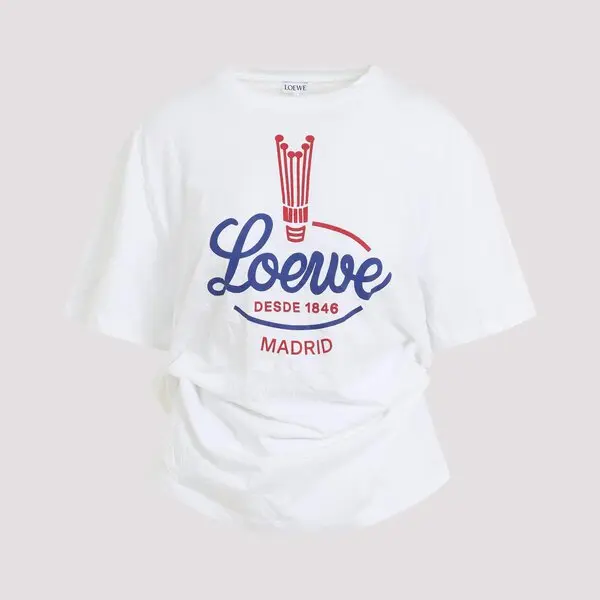 Loewe Cotton-blend T-shirt - White