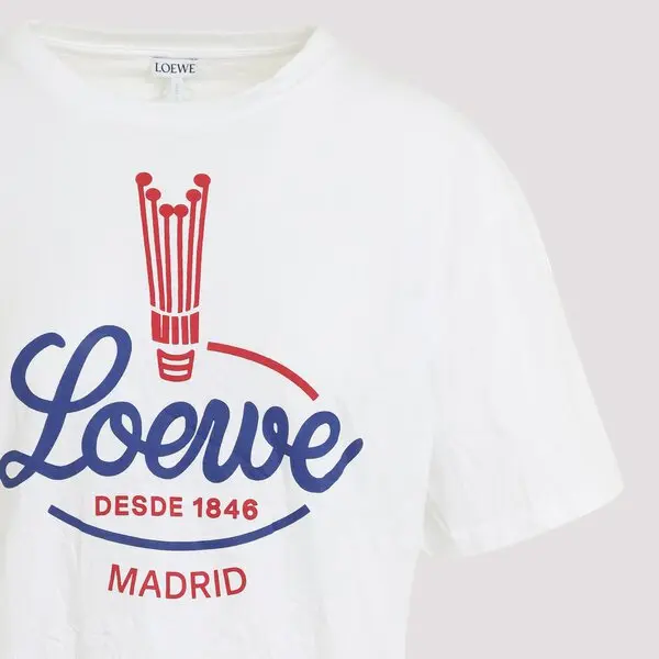 Loewe Cotton-blend T-shirt - White