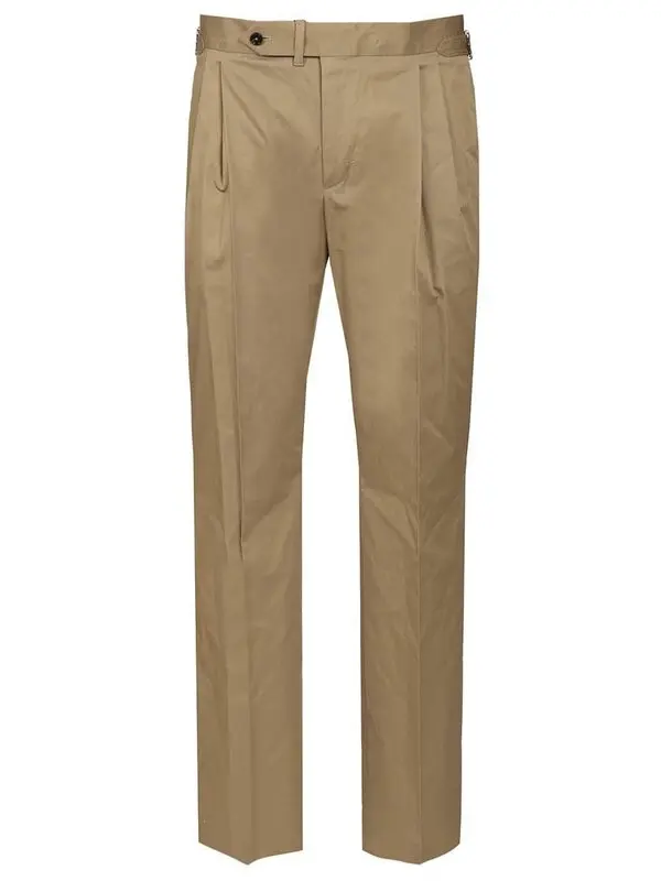 Dolce & Gabbana Stretch Gabardine Trousers - Green