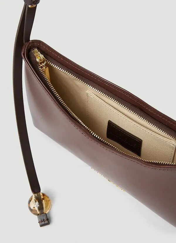 Jacquemus Le Bisou Perle Shoulder Bag - Brown