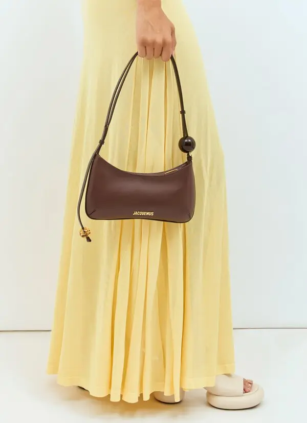 Jacquemus Le Bisou Perle Shoulder Bag - Brown