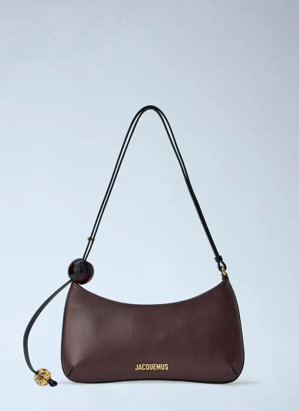 Jacquemus Le Bisou Perle Shoulder Bag - Brown
