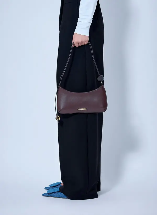 Jacquemus Le Bisou Perle Shoulder Bag - Brown