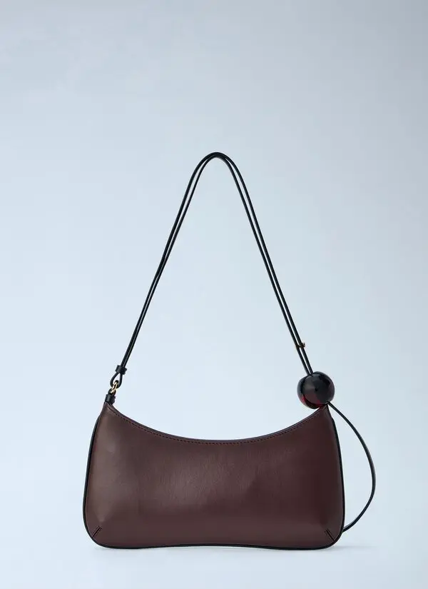 Jacquemus Le Bisou Perle Shoulder Bag - Brown