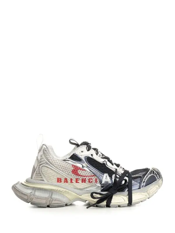 Balenciaga 3xl Split Log Sneaker - Gray