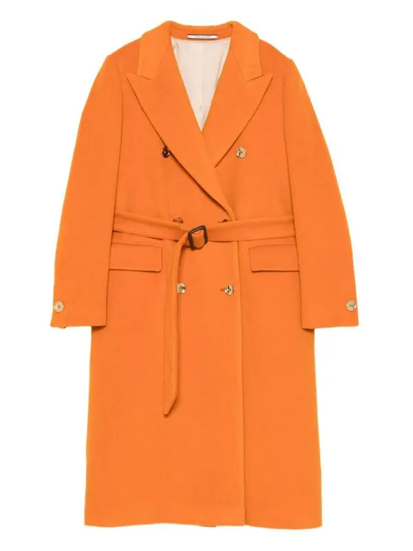 Tagliatore Wool Double-breasted Coat - Multicolor