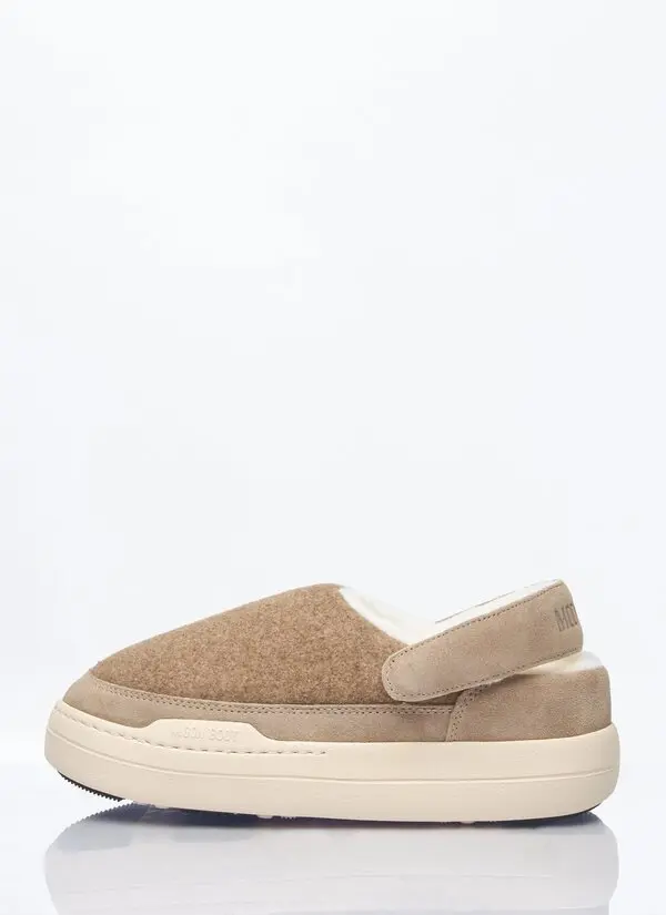 Moon Boot Park Clog Felt Mules