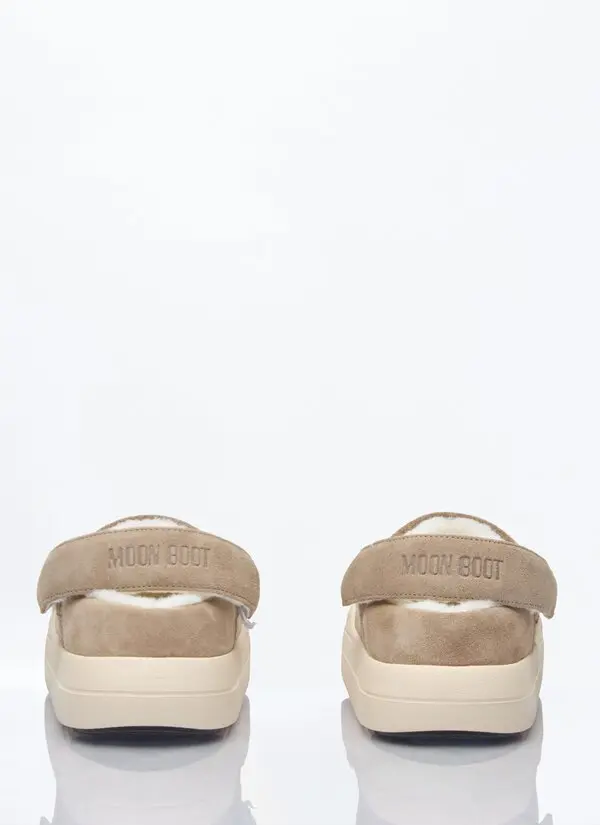 Moon Boot Park Clog Felt Mules