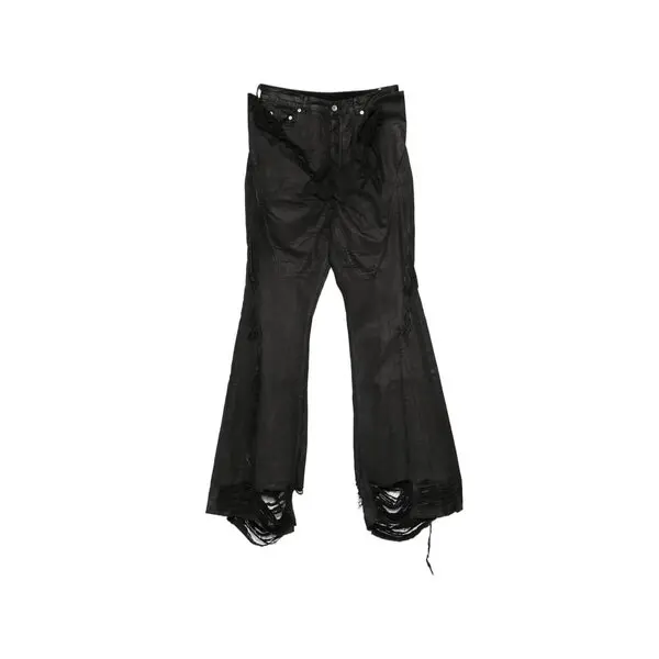 Rick Owens Denim Bootcut Jeans - Black