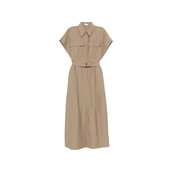 Brunello Cucinelli Neutrals Dresses Day Dresses - Cream