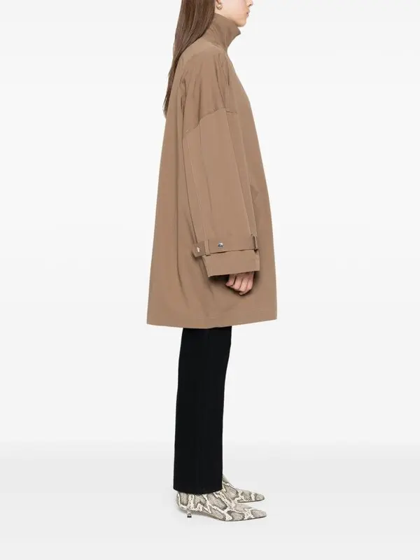 TOTEME Organic Cotton Oversized Trench Coat - Multicolor